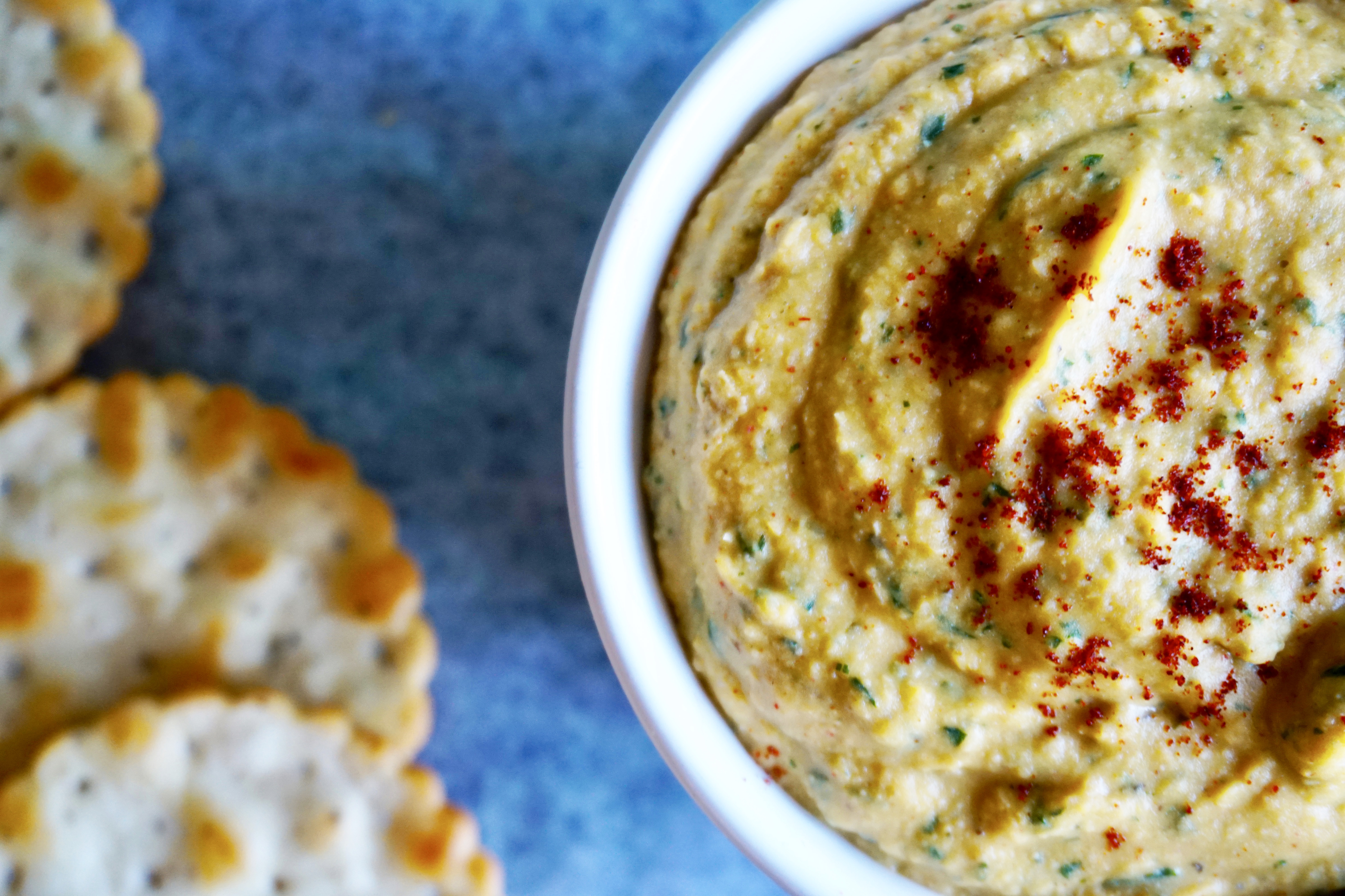 Super Creamy Vegan 10-Minute Basil Hummus | Healthy Snack Recipe ...